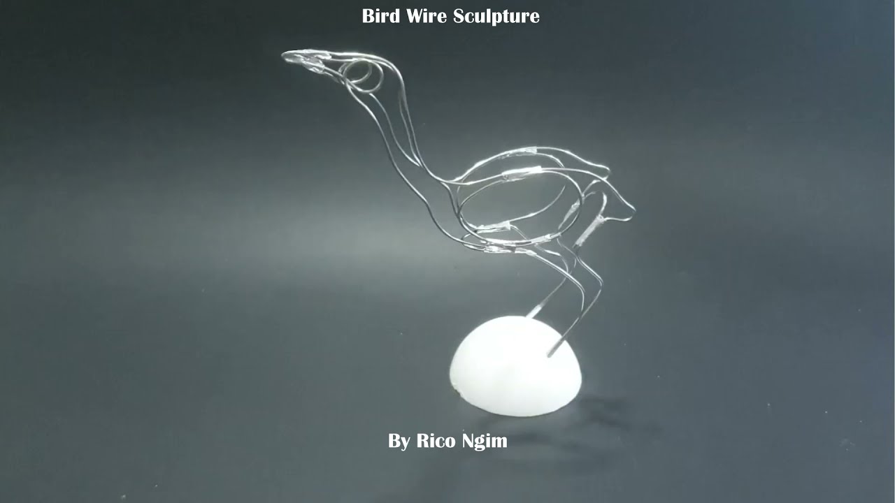 8 How to make a Wire Bird ( Duck) 2021 By Artist Rico Ngim - YouTube