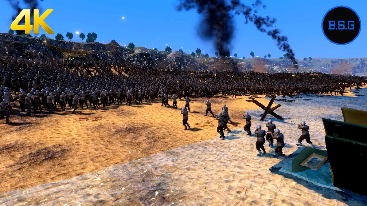 5,000 WW2 Japan Soldiers vs 20,000 WW2 U.S. Soldiers - Ultimate Epic ...