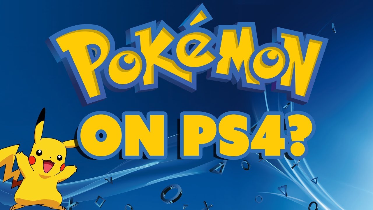 POKEMON ON THE PS4 (REAL) - YouTube
