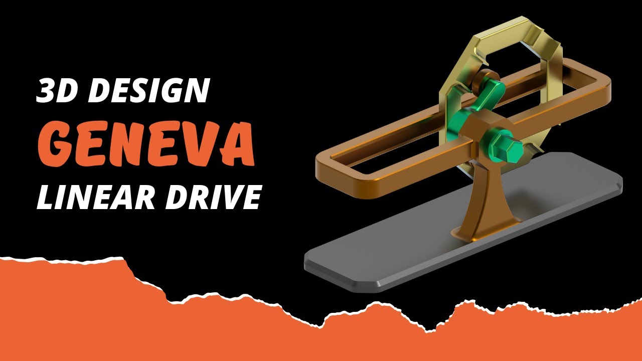 Geneva Linear Drive | Mechanical Mechanism | 3D Design & Animation ...