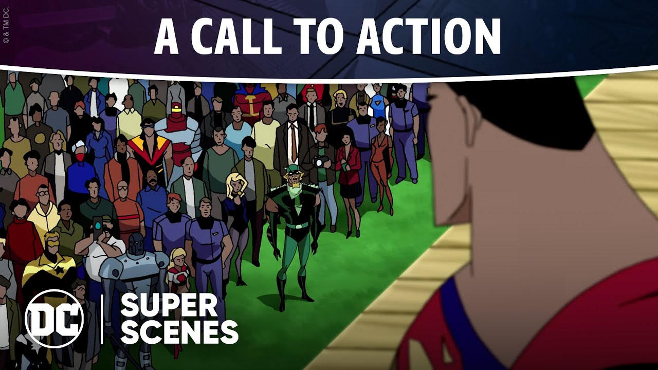 Justice League Unlimited - A Call to Action | Super Scenes | DC - YouTube