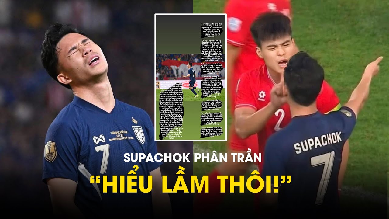 Supachok phân trần về bàn thắng gây tranh cãi: "Chỉ là hiểu lầm" - YouTube