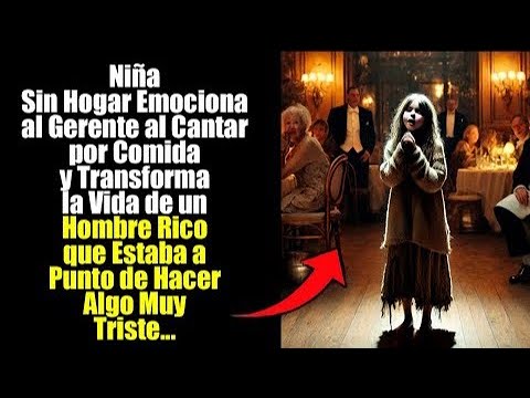 Una niña emociona a todos en un restaurante después de cantar, incluso ...