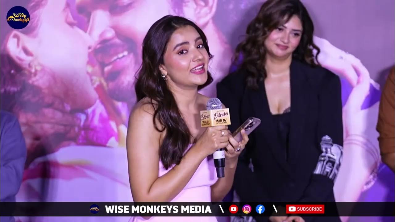 Heroine Rukshar Dhillon Speech At Dilruba Trailer Launch Event | Kiran Abbavaram| Wise Monkeys ...
