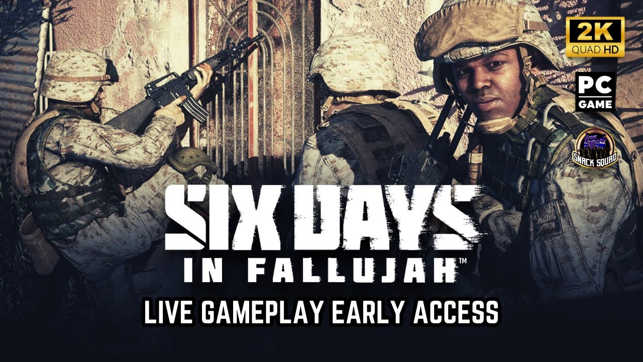 SIX DAYS IN FALLUJAH - Tactical Horror Shooter Gameplay! [2K 1440p HD ...