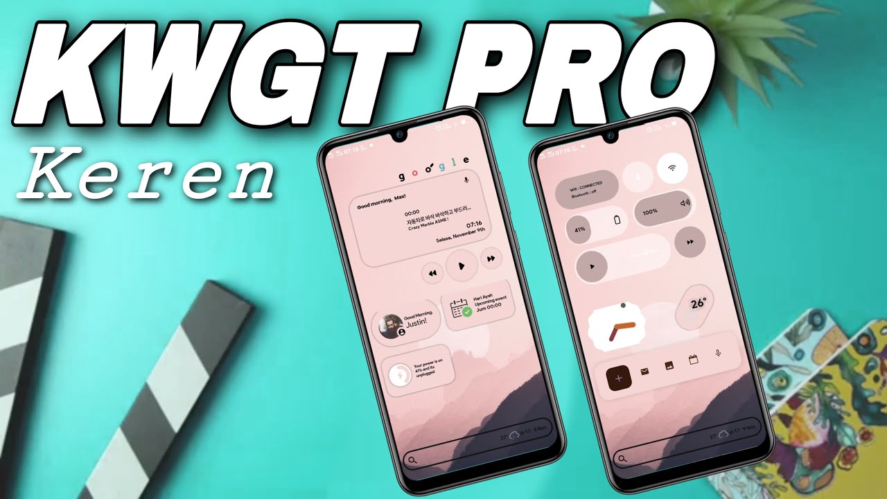 Inilah Widget Keren KWGT Pro Yang Bakalan Dijamin Keren - YouTube