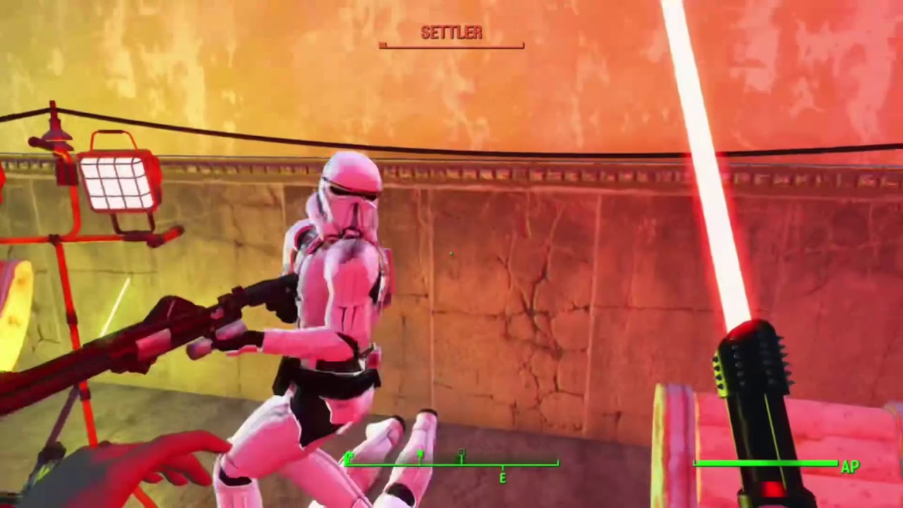 Fallout 4 Star Wars ( sith raids republic settlement) ( Modded ) - YouTube