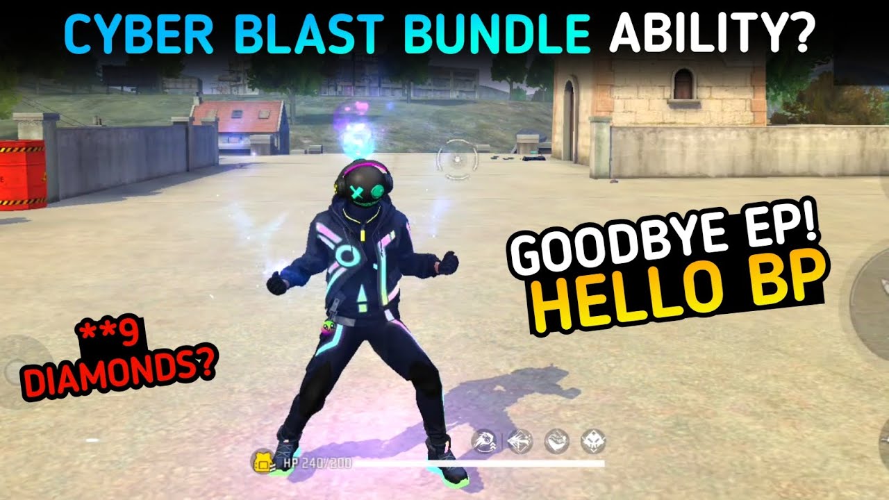 Booyah Pass Cyber Blast Bundle Ability & Features | Goodbye EP - Garena ...