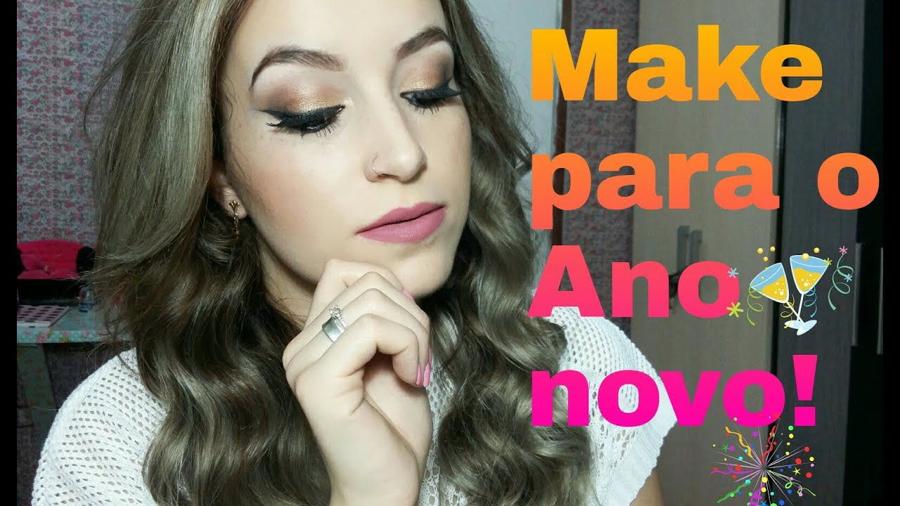 Maquiagem para o Ano Novo! - YouTube