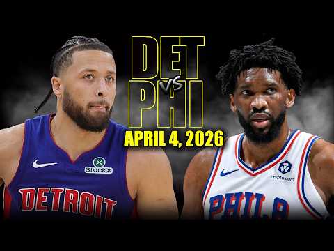 Detroit Pistons gegen Philadelphia 76ers – Spielzusammenfassung (4. April 2026) | NBA-Saison