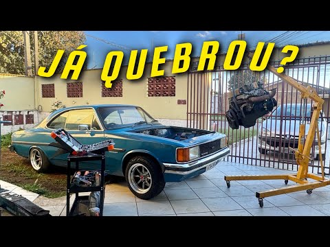Opala turbo carburado já quebrou!