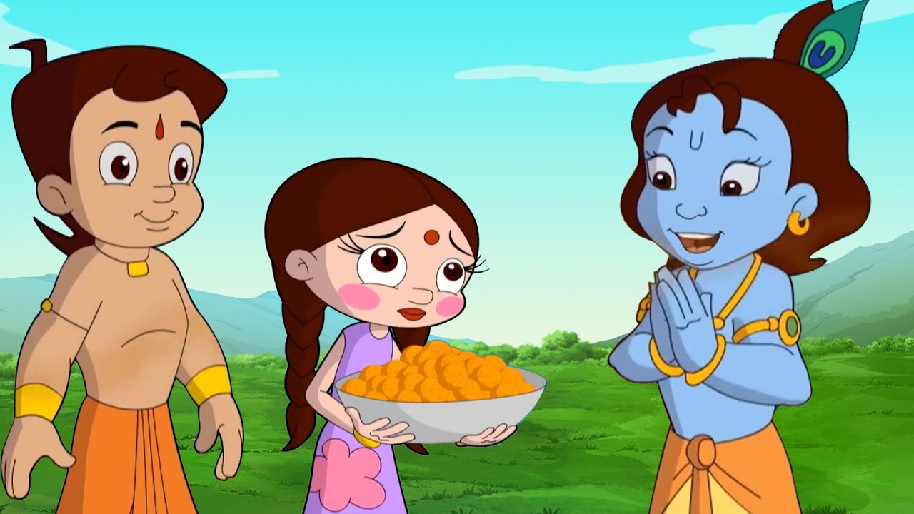 Chhota Bheem aur Krishna - Laddoo Party | Cartoon for Kids in Hindi ...