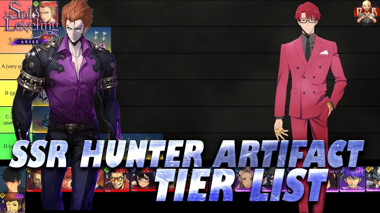 [Solo Leveling: Arise] - ALL SSR Hunter Artifact Tier list! Best to ...