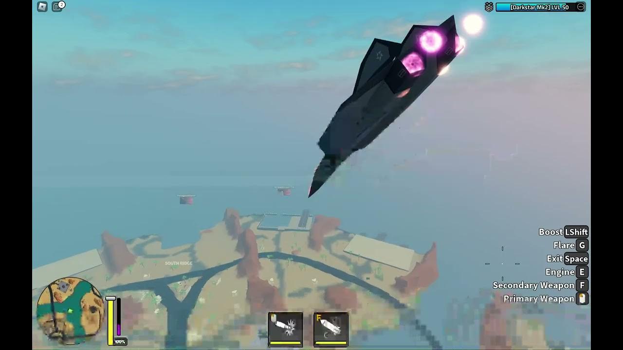 military tycoon darkstar mk2 plane showcase - YouTube