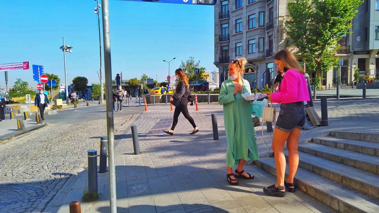 Istanbul Beyoglu district. Walking Tour 4K - YouTube