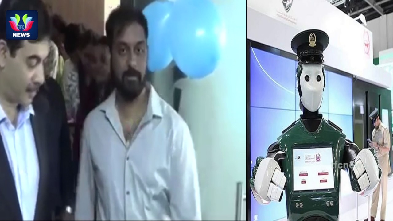POLICE ROBOT In Hyderabad | Robot Making Lab Inaugurated By IT ...