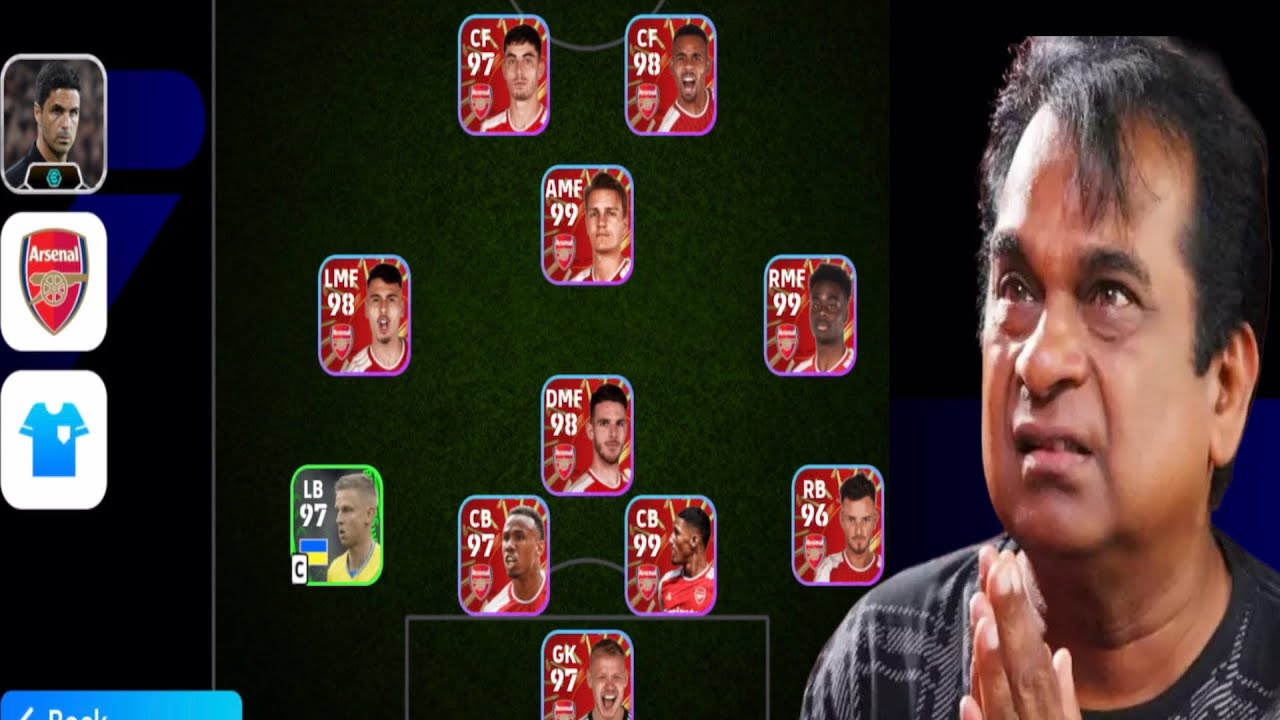 4123 Formation Vs Arsenal pack |quick counter gameplay | efootball 2024 ...