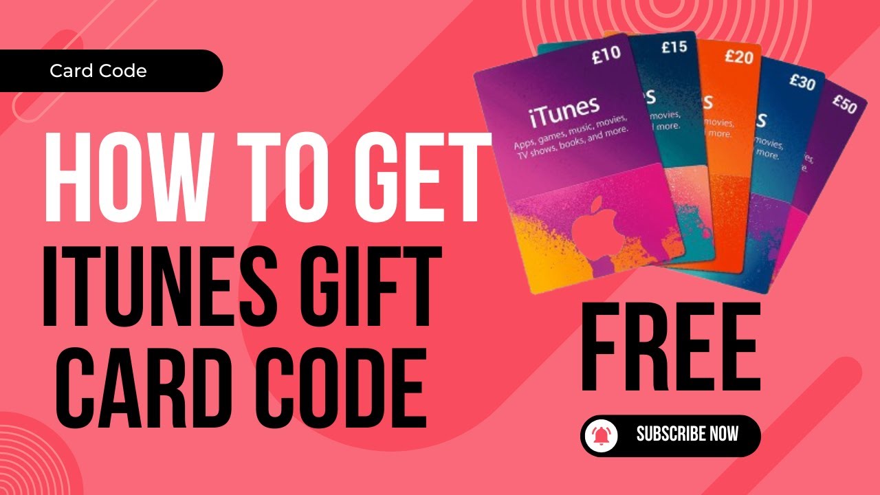 How to get i tunes Free Gift card code - YouTube