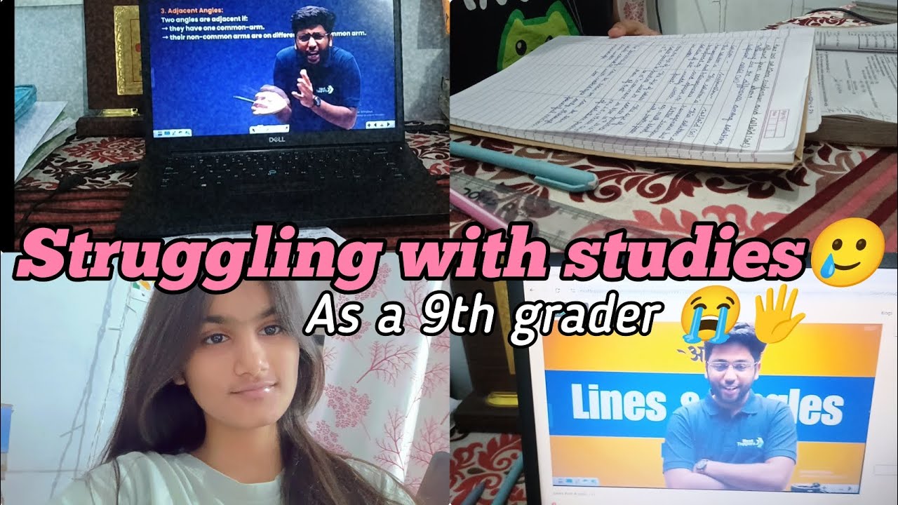 Struggling with studies as a 9th grader 🥲🖐️#9thgrader - YouTube