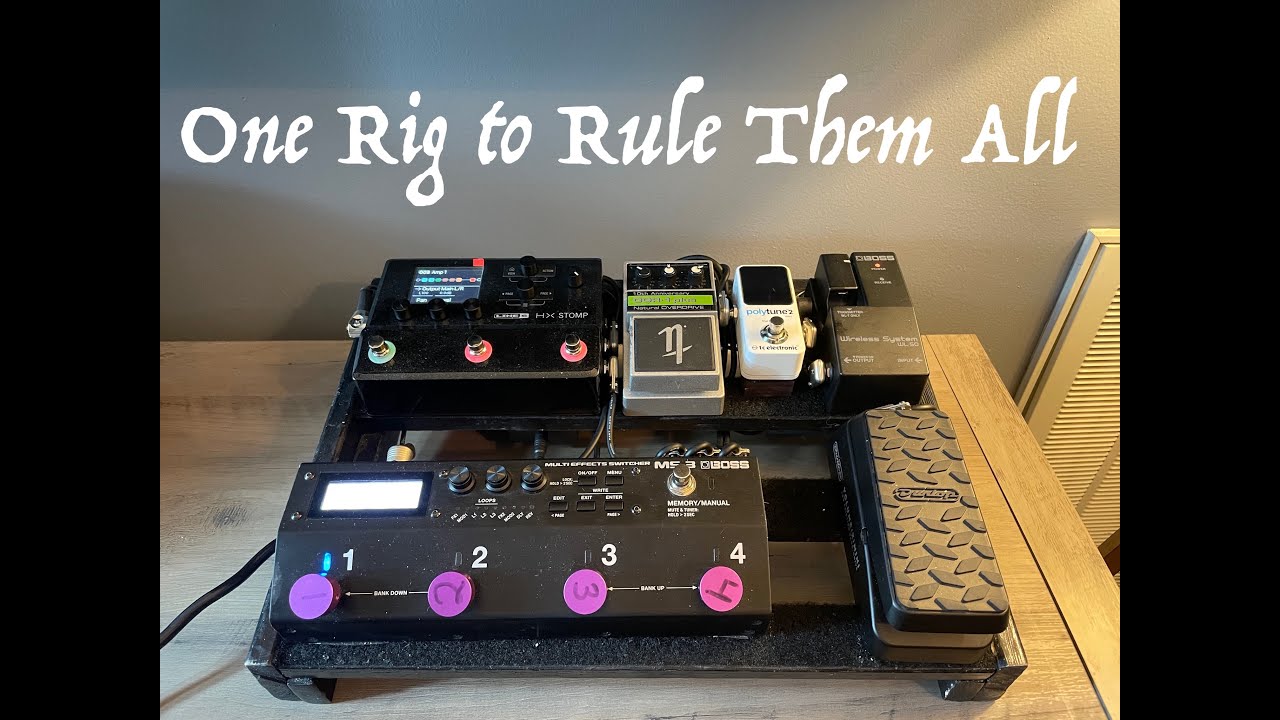 How I use a Boss MS-3 and Line 6 HX Stomp Together - YouTube