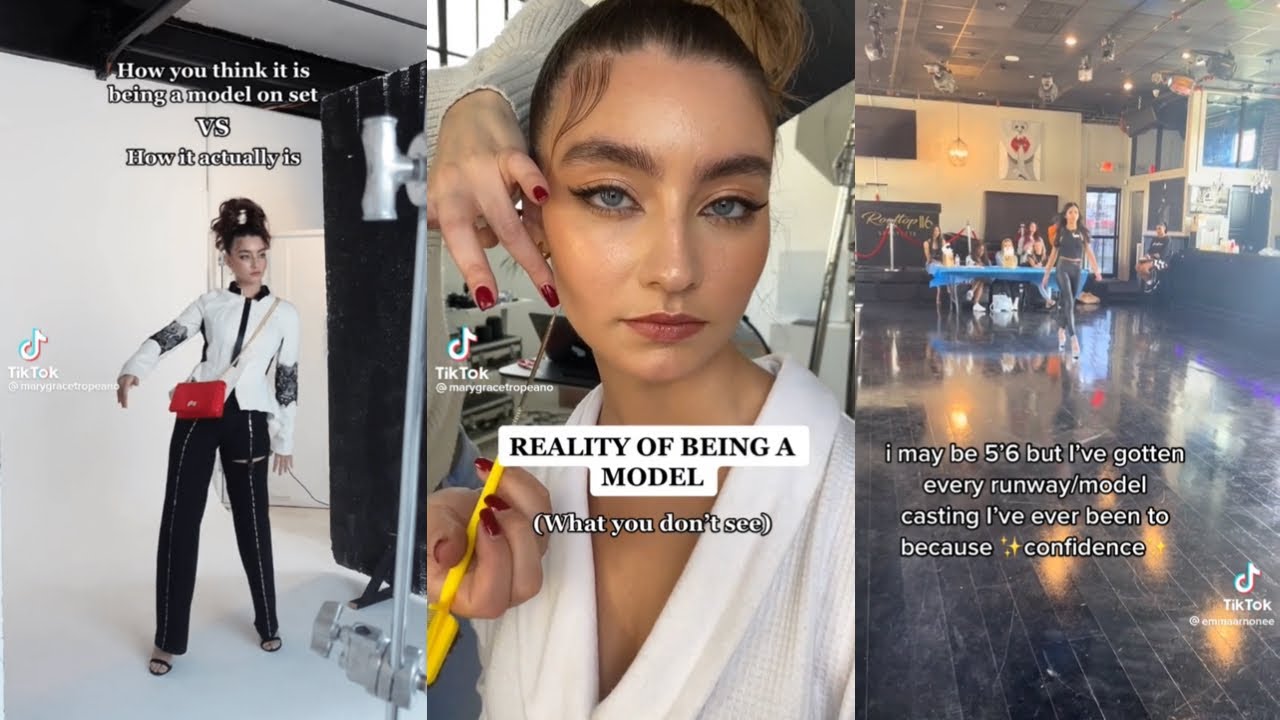 Modeling TikTok Compilation - YouTube