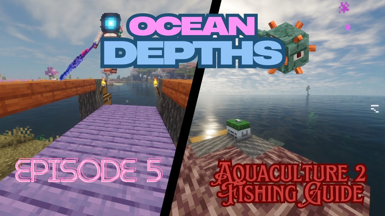 Aquaculture 2 Fishing Setup Guide! | Ocean Depths Modpack Ep. 5 - YouTube
