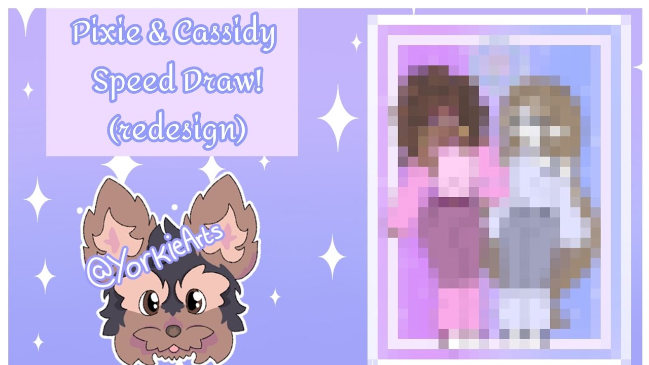 Yorkie speed draws: Pixie Valley & Cassidy Starr - YouTube