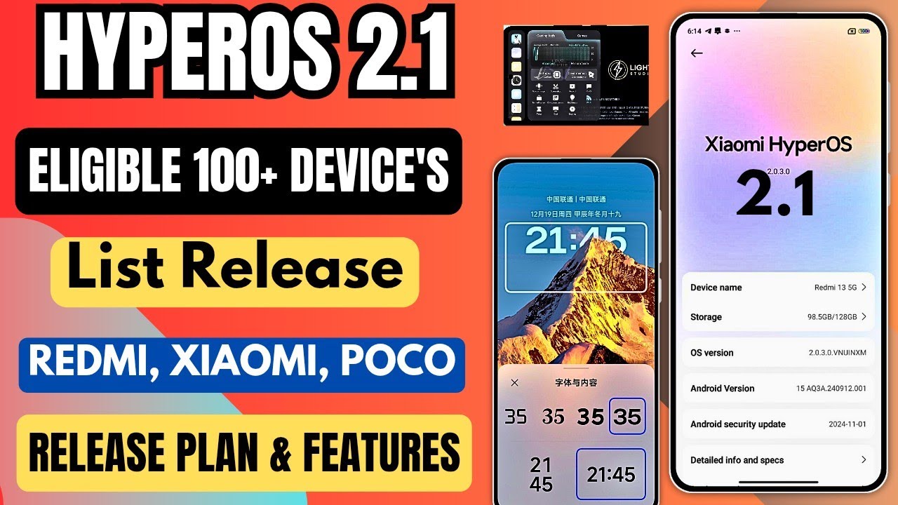 HyperOS 2.1 Finally Here & HyperOS 2.1 100+ Device's Get 2.1 Features/Animation & HyperOS 2.1 ...