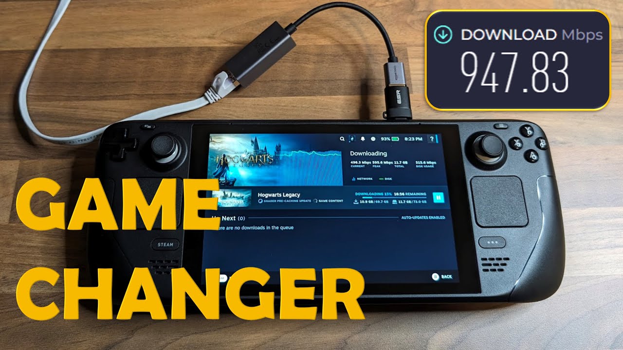 Why I ALWAYS Use Ethernet for Steam Deck Downloads - YouTube