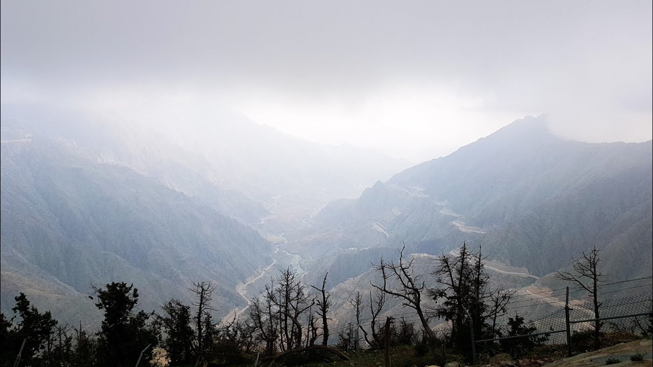 Raghadan Forest Park in Al Baha منتزه غابة رغدان - YouTube