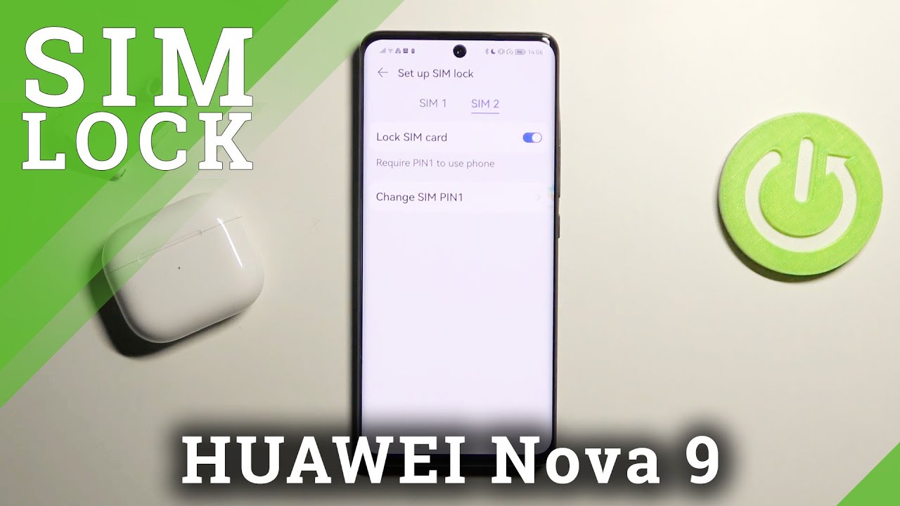 How to Lock SIM Card with SIM PIN on HUAWEI Nova 9 - Set Up SIM PIN ...