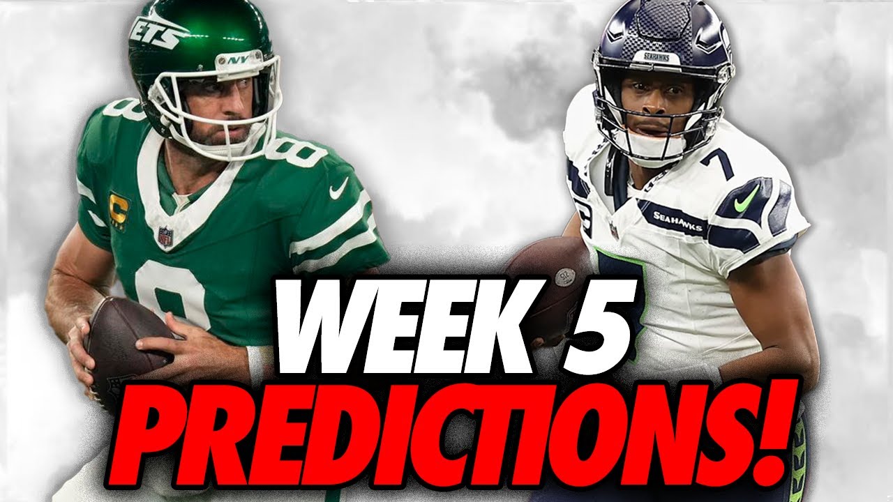 NFL Week 5 Predictions for EVERY GAME!! | NFL Week 5 Preview - YouTube