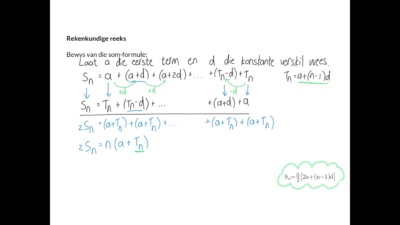 05 Bewyse van som formules - YouTube