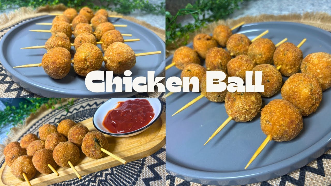 Crispy Chicken Ball || Best snacks recipe ever || মাত্র এক টুকরো মুরগির ...