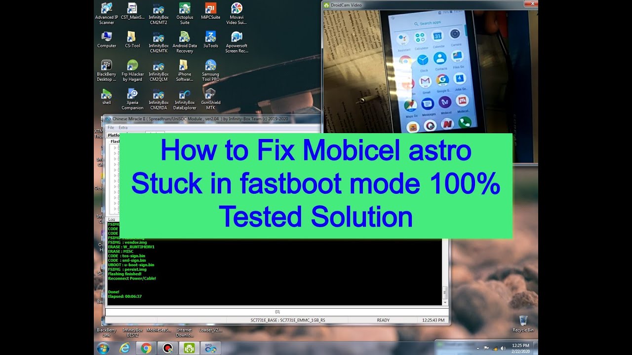 How to Fix Mobicel astro Stuck in fastboot mode 100% Tested Solution ...