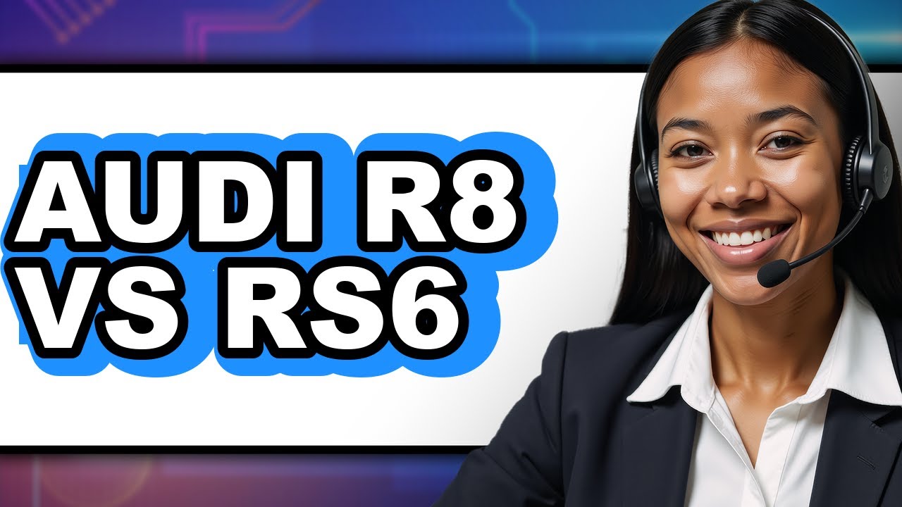Audi R8 vs RS6 - Which is Better? - YouTube