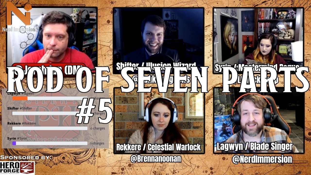 D&D 5e - Rod of Seven Parts #5! | Nerd Immersion Plays - YouTube