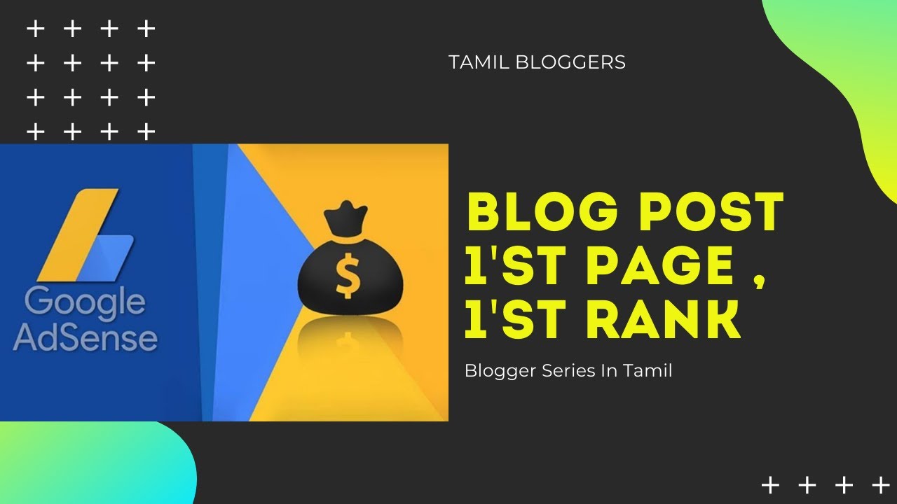 Blog Post Rank In Google First Page ANd First Rank | Tamil Bloggers ...