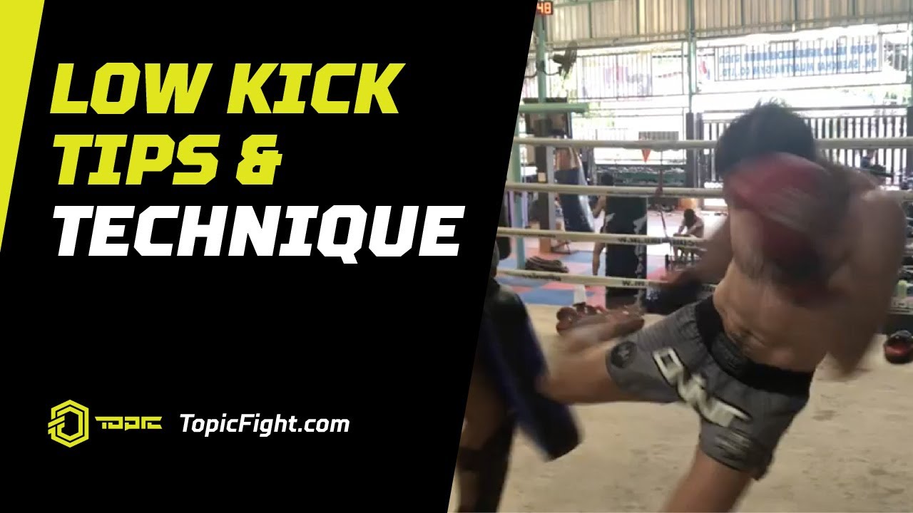 Coach Teaches Low Kick Technique - YouTube