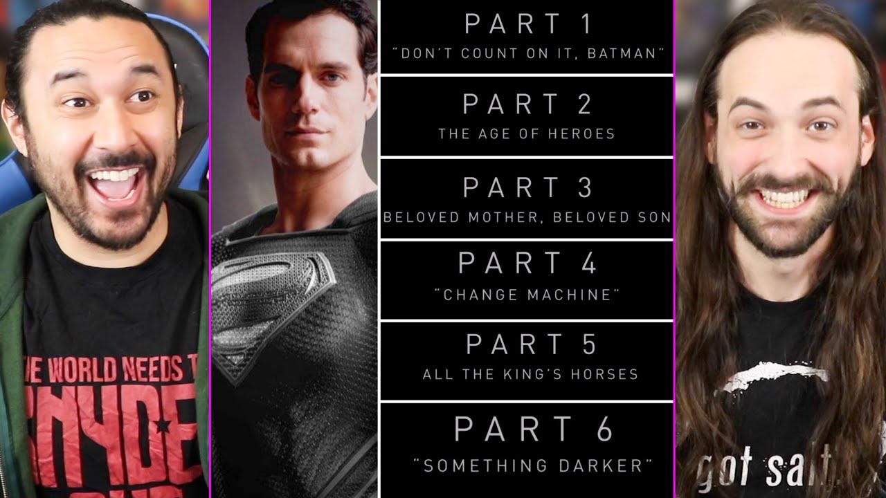 Snyder Cut 6 CHAPTERS & NAMES REVEALED REACTION! (Breakdown | Zack ...