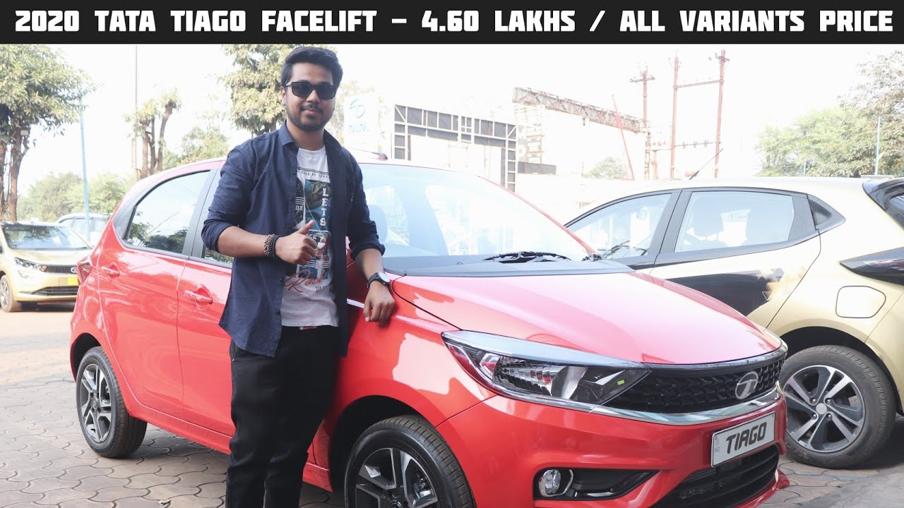 Tata Tiago Facelift Flame Red Starts From 4.60 Lakhs - XE ,XT, XZ & XZ ...