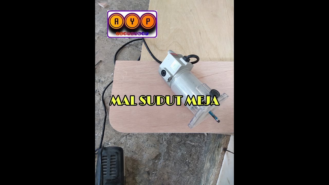 Mal sudut meja melengkung - YouTube