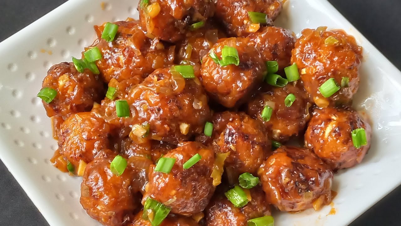 Street Style Veg Manchurian Recipe || How to Make Veg Manchurian at ...