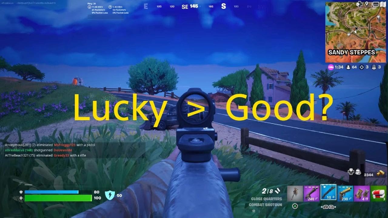 Fortnite Lucky or Fortnite Good? - YouTube
