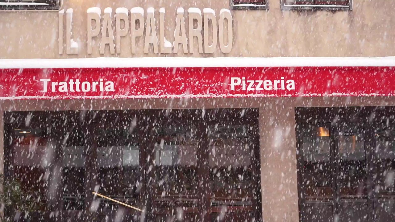 IL PAPPALARDO snowing - YouTube