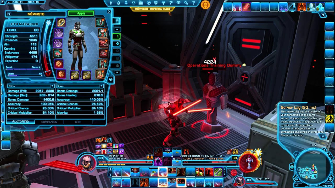 SWTOR 3.2 PvE Fury Marauder by Mephisto (Beta) - YouTube