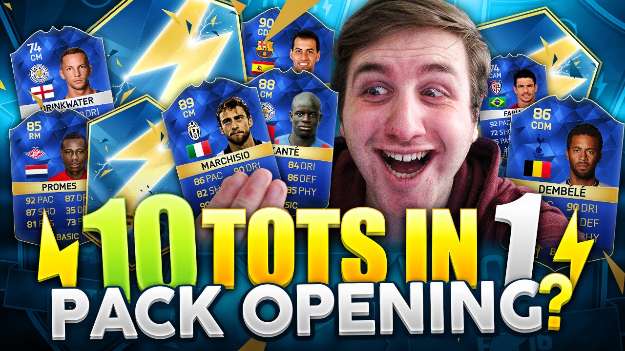 10 TOTS IN 1 PACK OPENING? - YouTube