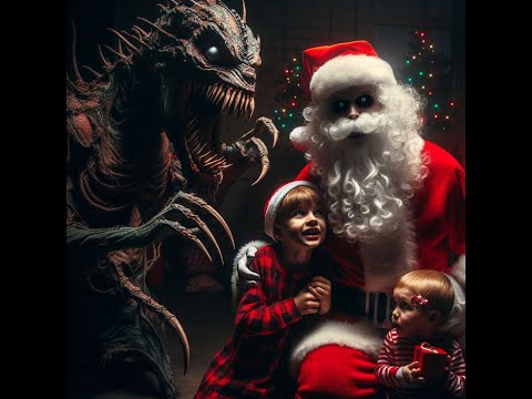 SANTA CLAUS GIVES MONSTERS TO BAD CHILDREN