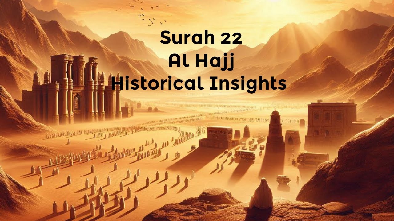 Surah 22 | Journey Through Surah Al-Hajj | Historical Insights - YouTube