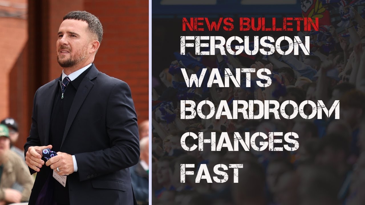 Ferguson on Dave King plans and Goldson's Cyprus culture shock - YouTube